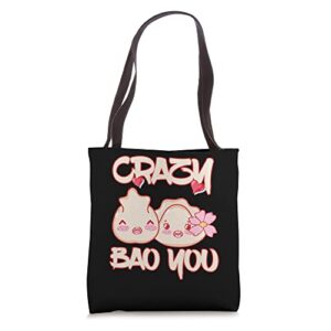 crazy bao you bao chinese cuisine tote bag