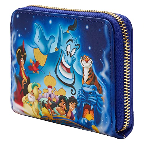 Loungefly Disney Aladdin 30th Anniversary Zip Around Wallet Aladdin One Size