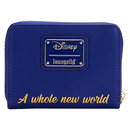 Loungefly Disney Aladdin 30th Anniversary Zip Around Wallet Aladdin One Size