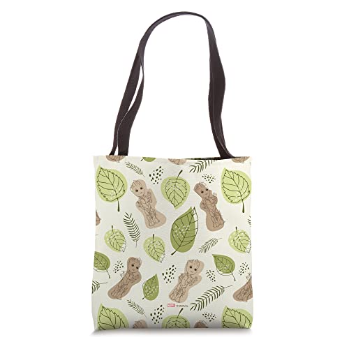 Marvel Studios I Am Groot Leaf Print Tote Bag