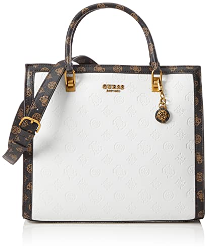 Guess ABEY PB855823 shopper bag white logo, White