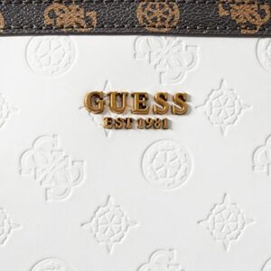 Guess ABEY PB855823 shopper bag white logo, White