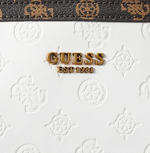 Guess ABEY PB855823 shopper bag white logo, White