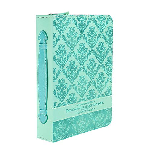 "Divinity Boutique Bible Business Report Cover (25713) | Fits Bibles up to 10" X 7" X 1.50", Teal Green, x-Large