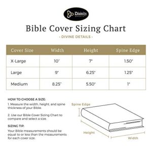 "Divinity Boutique Bible Business Report Cover (25713) | Fits Bibles up to 10" X 7" X 1.50", Teal Green, x-Large