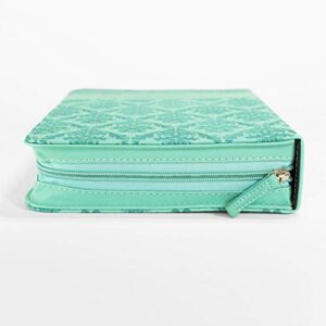 "Divinity Boutique Bible Business Report Cover (25713) | Fits Bibles up to 10" X 7" X 1.50", Teal Green, x-Large