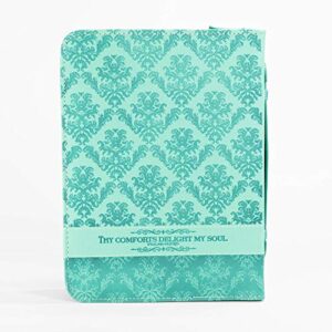 "Divinity Boutique Bible Business Report Cover (25713) | Fits Bibles up to 10" X 7" X 1.50", Teal Green, x-Large