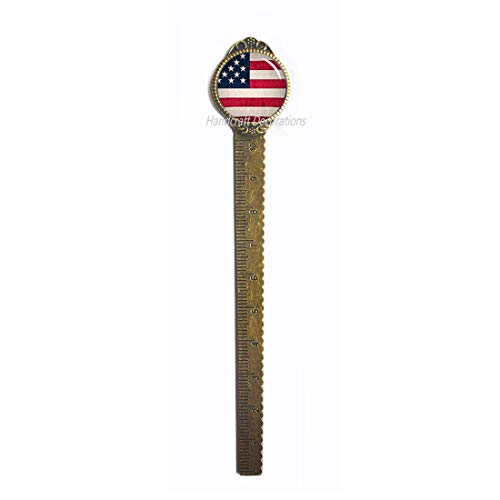 American Flag Bookmark United States Flag Jewelry,American Patriot Gift,American Army Flag Bookmarker,United States Flag Patriotic Bookmark.F226