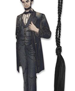 Abraham Lincoln Metal Bookmark Silver Plated Brass Giclee Print 3 1/2 Inches