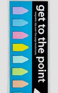 Get to the Point - Magnetic Arrow bookmarks - NEON- Set of 8 - Arrow Line Book Marker Pack is Ideal for Men, Women, Teachers, Librarians, Teens & Kids! Great for School, Work & Readers on all levels.