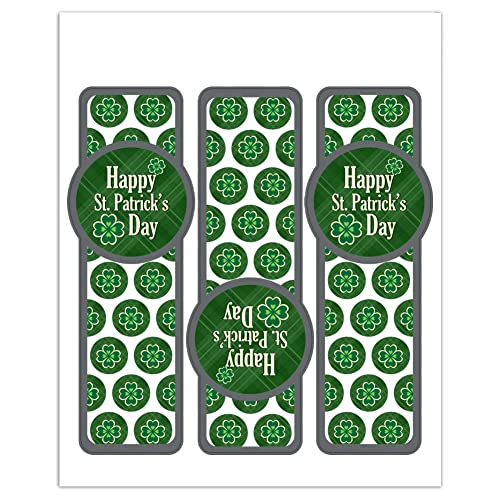 Happy St. Patrick Day Set of 3 Glossy Laminated Bookmarks