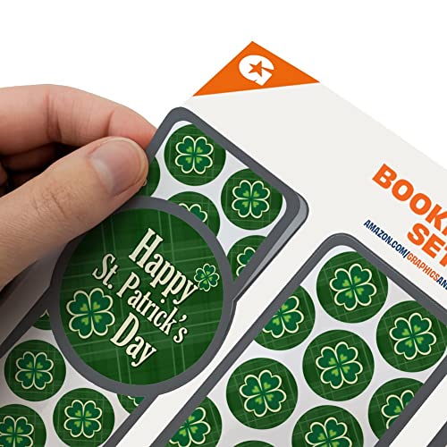 Happy St. Patrick Day Set of 3 Glossy Laminated Bookmarks