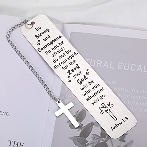 Christian Religious Gifts for Women Men, Bible Verse Inspirational Bookmark for Book Lover, Easter Day Birthday Graduation Gift for Kid Teen Boy Girl, Church Bulk Baptism Gift for Him Her Son Daughter