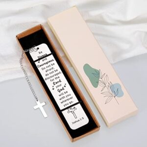 Christian Religious Gifts for Women Men, Bible Verse Inspirational Bookmark for Book Lover, Easter Day Birthday Graduation Gift for Kid Teen Boy Girl, Church Bulk Baptism Gift for Him Her Son Daughter