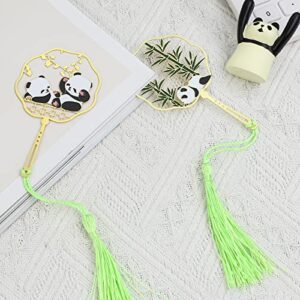 Animal Metal Bookmark with Tassel,Cute Panda Bookmark,Cool Golden Book Marker,Funny Bookmarks Gift,Reading Book Lovers Gifts for Readers,Best Friend, Teacher, Kids, Men,Women,Boys and Girls