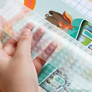 NUOBESTY 16pcs Clear Book Covers Plastic Book Cover Transparent Textbook Wraps Waterproof Book Cover Protector Clear 2