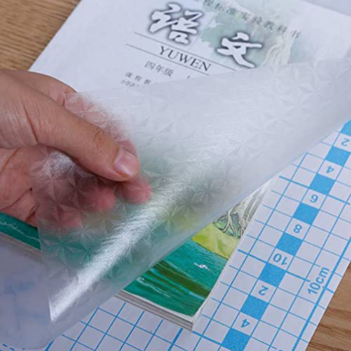 NUOBESTY 16pcs Clear Book Covers Plastic Book Cover Transparent Textbook Wraps Waterproof Book Cover Protector Clear 2