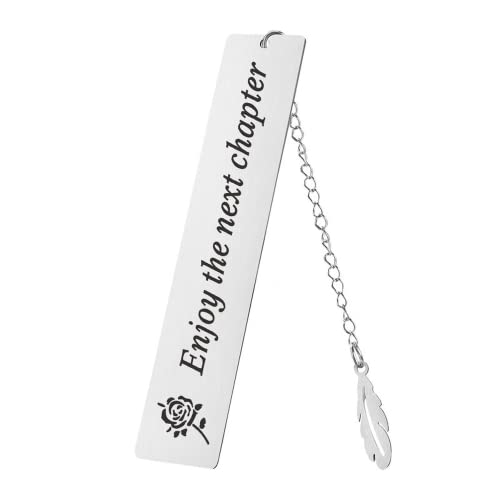 TIMKBURNER Metal Bookmark,with Metal Leaf Pendant,A Inspirational Gift for Reader Women Student Christian and Teacher.Birthdays Christmas Thanksgiving Surprise. (0175)