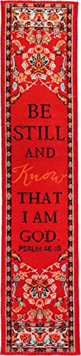 Woven Carpet Bookmark, Be Still and Know That I am God, Psalm 46:10