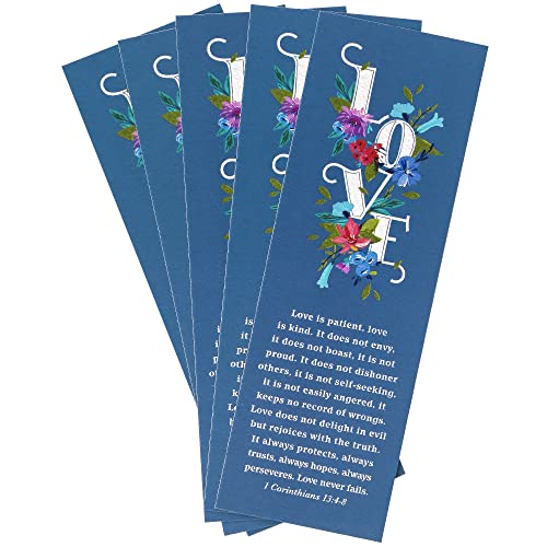 Salt & Light, 1 Corinthians 13:4-8 Love is Patient Bookmarks, 2 x 6 inches, 25 Bookmarks