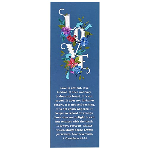 Salt & Light, 1 Corinthians 13:4-8 Love is Patient Bookmarks, 2 x 6 inches, 25 Bookmarks