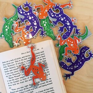 Page Marks (Clip-over-the-page bookmarks) SET OF 12 - Funny Animal Bookmark Set - Ideal for Bookworms,Readers Gifts for Children, Boys, Girls, Teens and kids of all ages will love our designs!