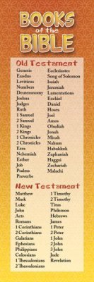 The Books of The Bible Kids Bookmark (Pack of 25)