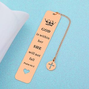 Inspirational Religious Gift for Women Daughter Bridal Shower Gift for Teens Baptism Gifts for Girl Easter Gifts for Toddlers Christian Gifts for Wife Mom First Communion Bookmark Gift for Goddaughter