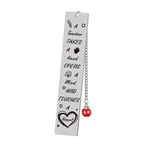 teacher bookmark gift from student teachers appreciation week gif bookmarks for teachers appreciation thank you gifts for teachers book lovers christmas birthday gifts