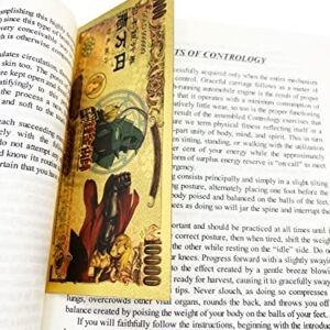 YJacuing Anime Fullmetal Alchemist Gold Coated Banknote, FA Limited Edition Collectible Bill Bookmark (6 PCS)