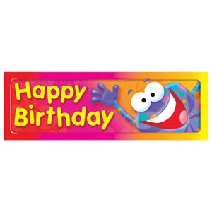 trend enterprises, inc. happy birthday frog-tastic! bookmarks, 36 ct, t-12061