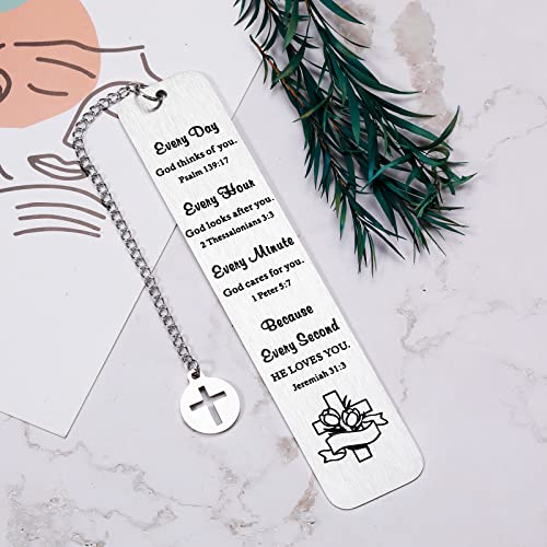 Inspirational Christian Gifts for Women Men Faith Stocking Stuffers Religious Christmas Gifts Bible Bookmarks for Book Lover Sister Best Friend Baptism Gifts for Girls Daughter Church Gifts in Bulk