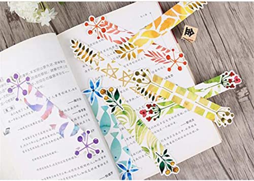 30 pcs Cartoon Flowers Animals Bookmark Creative Paper Gift Cards Office Supplies Children Gifts (Style 3) Clever Design