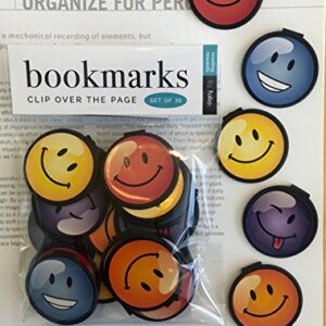 "Clip Over The Page" DIY Bulk Bookmarks Set of 30 Color Your OWN - Read Bulk Bookmarks for Kids Girls Boys Teens. Perfect for Gifts - Student Incentives – Birthday Party Favors – Reading Incentives