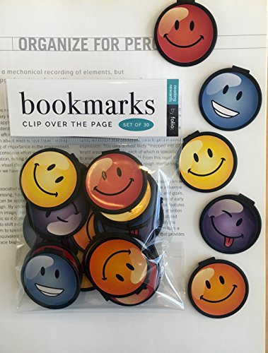 "Clip Over The Page" DIY Bulk Bookmarks Set of 30 Color Your OWN - Read Bulk Bookmarks for Kids Girls Boys Teens. Perfect for Gifts - Student Incentives – Birthday Party Favors – Reading Incentives