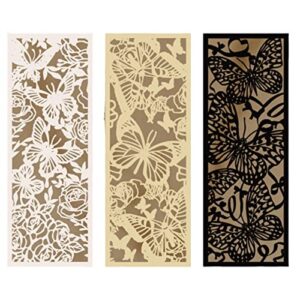 tainrunse 3pcs scrapbook bookmark decorative feather pattern students diary scrapbook bookmark good b