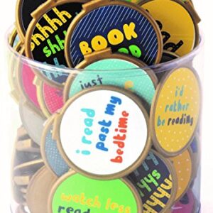 Keep Calm & Read ON Bulk Bookmarks for Teens - 75 Bookmarks for Kids Girl’s Boys- School Student Incentives – Library incentives – Reading Incentives - Party Favor Prizes - Classroom Reading Awards!