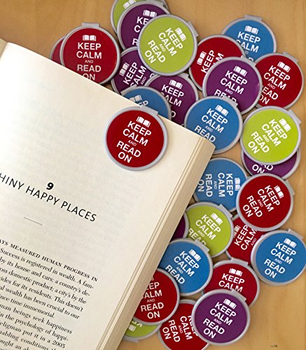 Keep Calm & Read ON Bulk Bookmarks for Teens - 75 Bookmarks for Kids Girl’s Boys- School Student Incentives – Library incentives – Reading Incentives - Party Favor Prizes - Classroom Reading Awards!