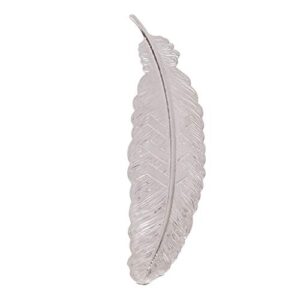 2pcs Feather Metal Bookmark Vintage Classical Delicacy Gifts Silver and Creative