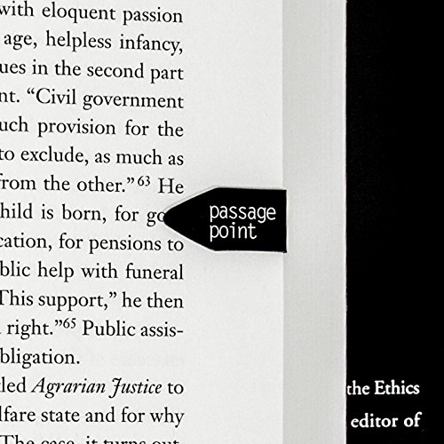 Get to the Point - Passage Point Magnetic Arrow bookmarks - BLACK-Set of 8 - Arrow Line Book Marker Pack is Ideal for Men, Women,Teens & Kids! Great for Bible Study, School & Work!