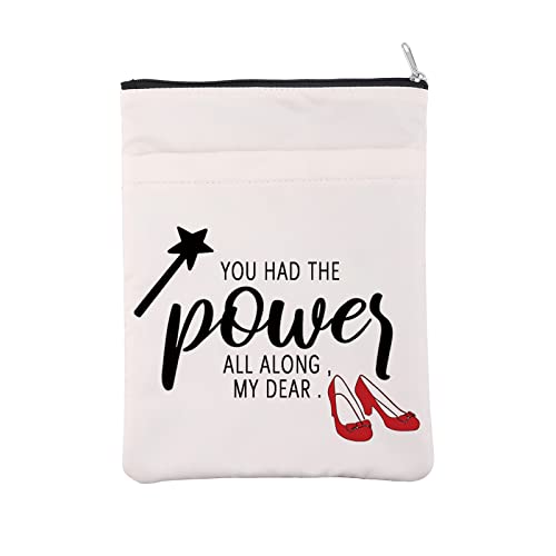 TV Show Inspired Book Sleeve Good Witch Quote Book Cover Ruby Book Lovers Gift You Had The Power All Along My Dear Fairytale Gift (Had The Power BS)