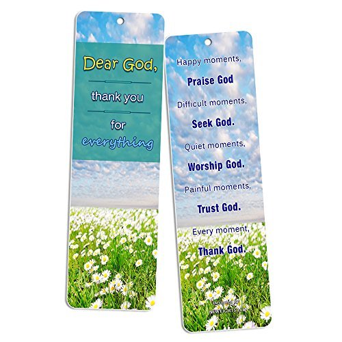 Christian Bookmarks Cards - Books of The Bible Bookmarks (60 Pack) - Collection & Gift with Inspirational Motivational Encouraging Scripture Based Messages