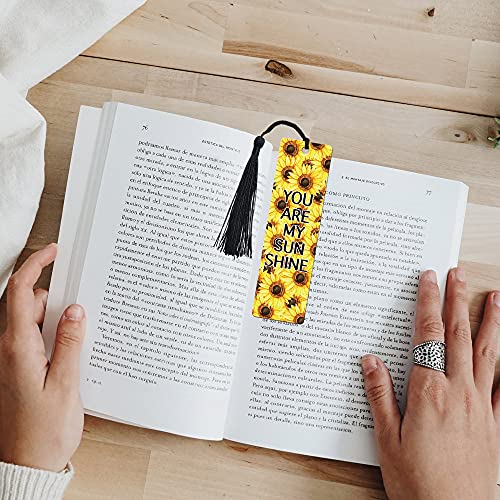 FIVE ELEPHANT You are My Sun Shine Floral Featuring Funny Inspirational Bookmark, Reader Gifts, Reading Gifts, Gift for Book Lover Writers Friend