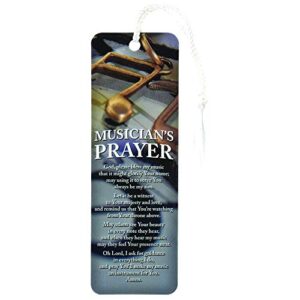 musician’s prayer cardstock tassel bookmark pack of 12