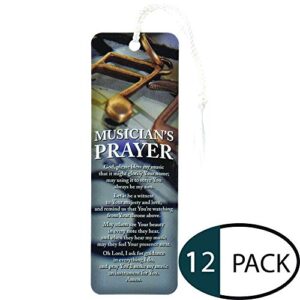 Musician's Prayer Cardstock Tassel Bookmark Pack of 12