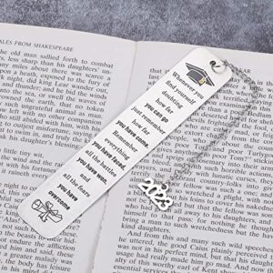 Graduation Gifts for Her Him College Masters Degree Nurse PhD Gifts Class of 2023 Kindergarten High School Preschool Inspirational Bookmark Bulk for Women Men Students Senior 2023