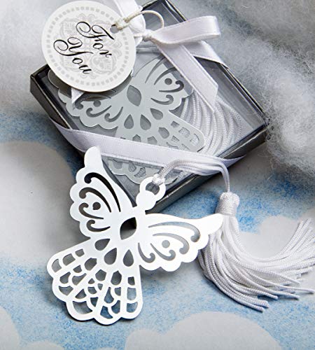 FASHIONCRAFT 6515 Book Lovers Collection Angel Bookmark Favors, Angel Favors, Set of 6