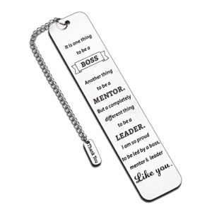 boss day gifts, boss gifts for women men, employee appreciation gifts for bosses day gifts, thank you gifts bookmark for boss mentor leader goodbye leaving away retirement christmas gifts for boss