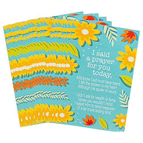 Said A Prayer Blue 3 x 2 Cardstock Keepsake Itty Bitty Bookmarks Pack of 24