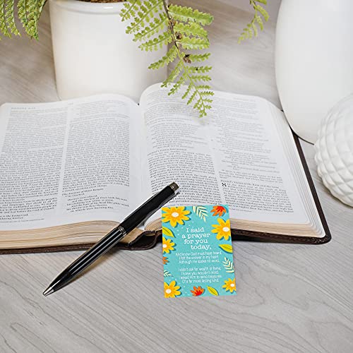 Said A Prayer Blue 3 x 2 Cardstock Keepsake Itty Bitty Bookmarks Pack of 24